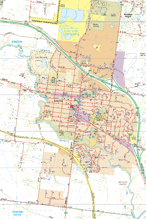 Kyneton - Spatial Vision's Vicmap Book (Central Edition 8, 2025 Update ...