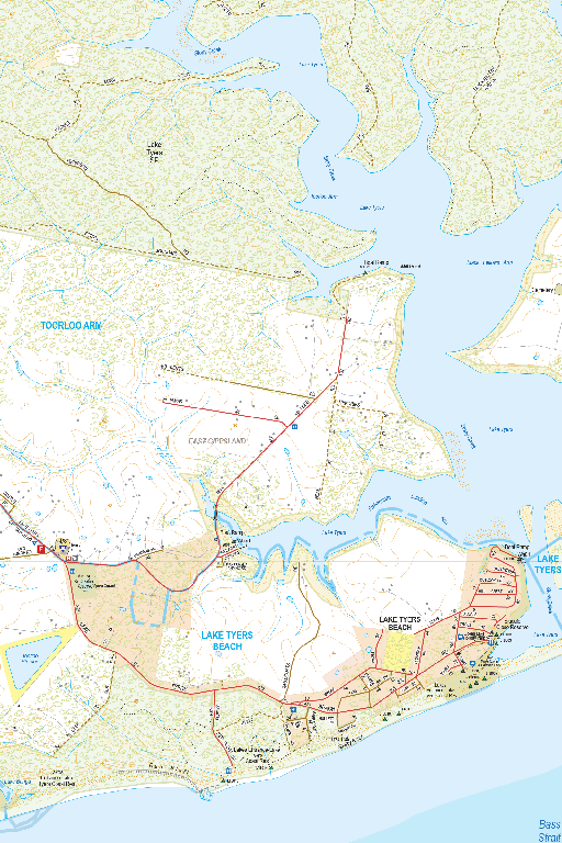 Lake Tyers - Spatial Vision's Vicmap Book (South East Edition 8, 2025 ...