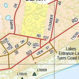 Lake Tyers - Spatial Vision's Vicmap Book (South East Edition 8, 2025 ...