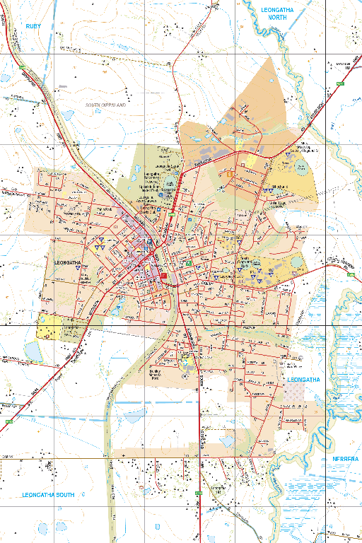 Leongatha - Spatial Vision's Vicmap Book (South East Edition 8, 2025 ...