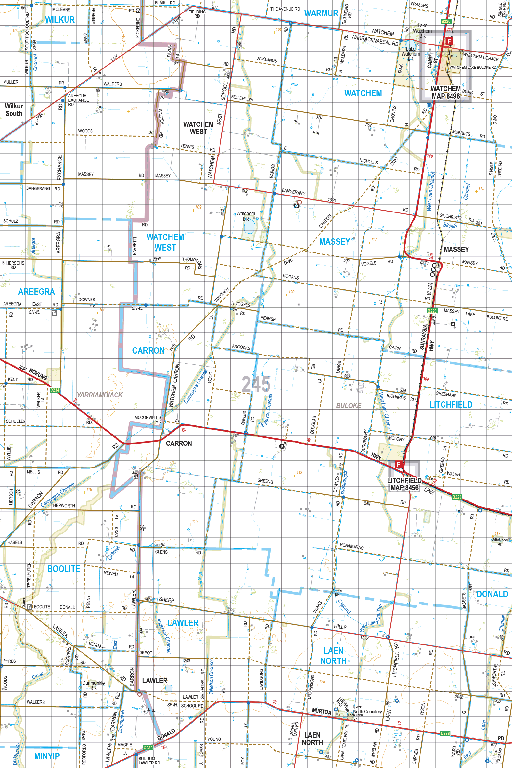 Map 245 - Spatial Vision's Vicmap Book (South West Edition 8, 2025 ...