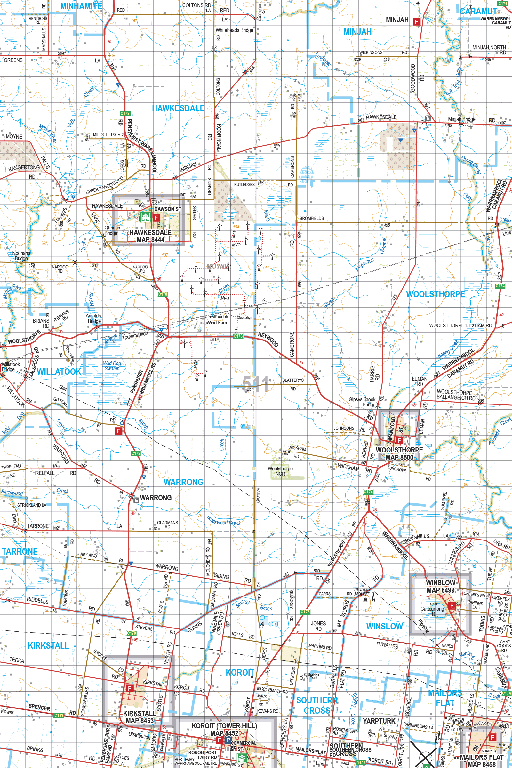 Map 511 - Spatial Vision's Vicmap Book (South West Edition 8, 2025 ...