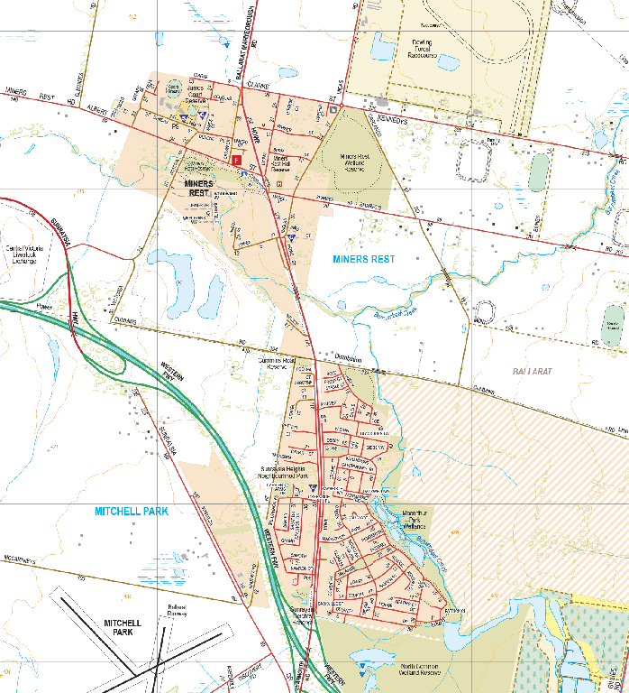 Miners Rest - Spatial Vision's Vicmap Book (Central Edition 8, 2025 ...