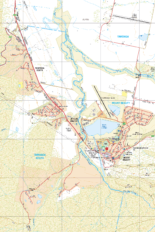 Mount Beauty-Tawonga South - Spatial Vision's Vicmap Book (North East ...