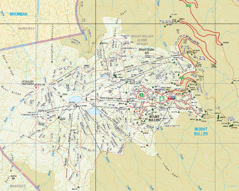 Mount Buller Alpine Village - Spatial Vision's Vicmap Book (North East ...