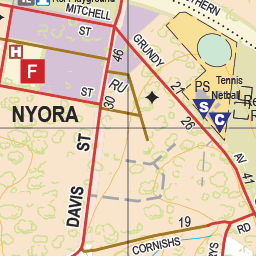 Nyora - Spatial Vision's Vicmap Book (South East Edition 8, 2025) Map ...