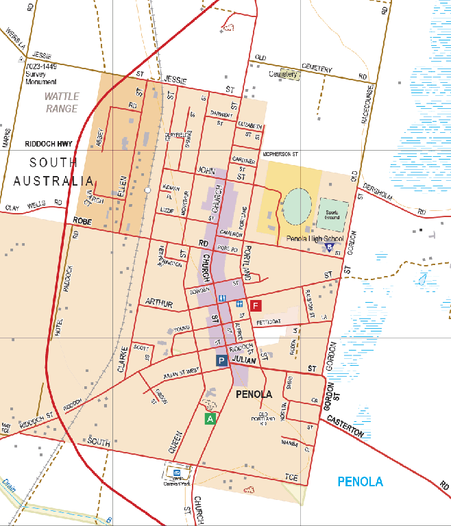 Penola - Spatial Vision's Vicmap Book (South West Edition 8, 2025 ...