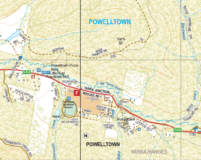 Powelltown - Spatial Vision's Vicmap Book (South East Edition 8, 2025 ...