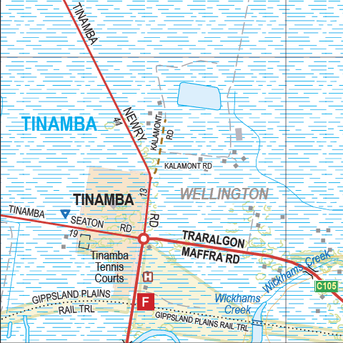 Tinamba - Spatial Vision's Vicmap Book (South East Edition 8, 2025) Map ...