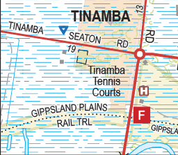 Tinamba - Spatial Vision's Vicmap Book (South East Edition 8, 2025) Map ...