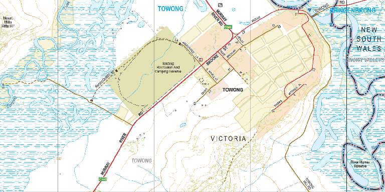Towong - Spatial Vision's Vicmap Book (North East Edition 8, 2025) Map ...