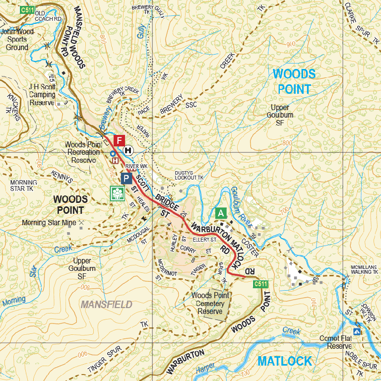 Woods Point - Spatial Vision's Vicmap Book (Central Edition 8, 2025 ...