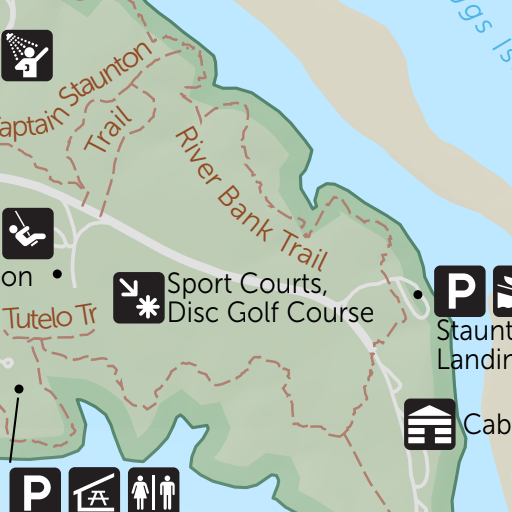 Staunton River State Park Map by Virginia State Parks | Avenza Maps