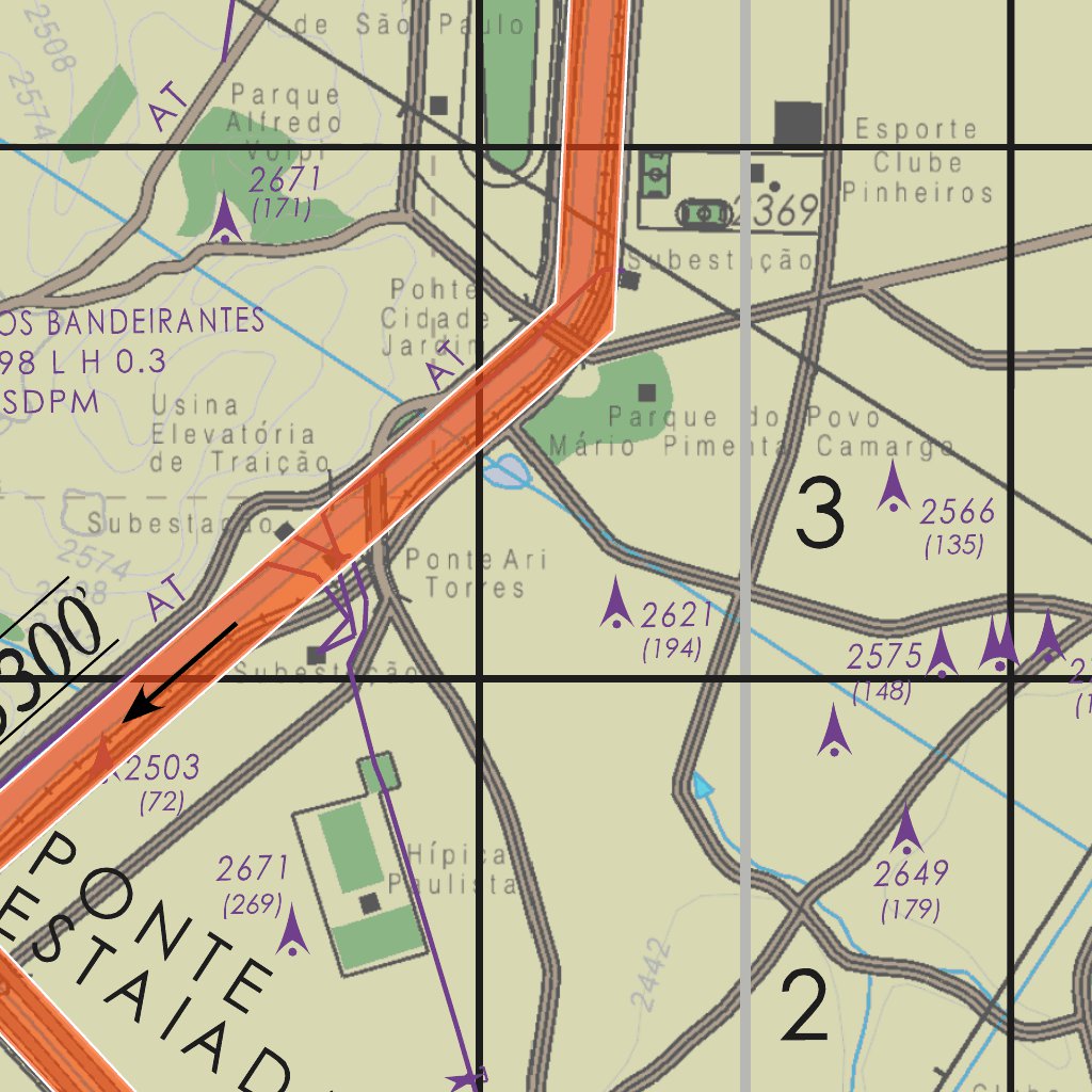 CCV REH ÁREA DE CONTROLE HELICÓPTERO Map by Virtual Routes | Avenza Maps