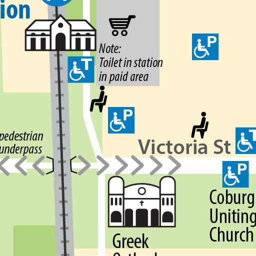 Coburg Access Map by Visualvoice | Avenza Maps