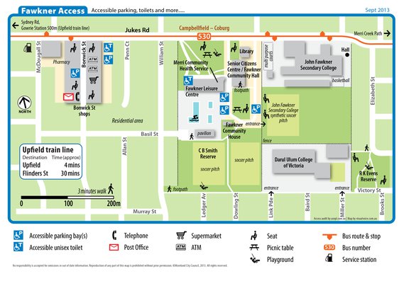 Fawkner Access Map by Visualvoice | Avenza Maps
