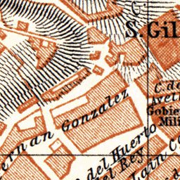 Burgos city Map, 1899 by Waldin | Avenza Maps