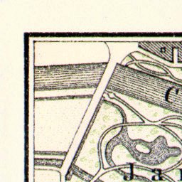 Chantilly, Château de Chantilly Map, 1910 by Waldin | Avenza Maps