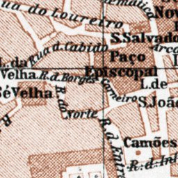 Coimbra city Map, 1913 by Waldin | Avenza Maps