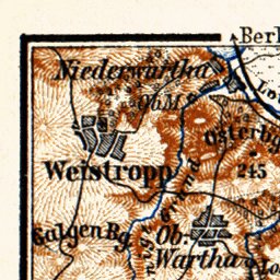 Dresden environs Map, 1887 by Waldin | Avenza Maps