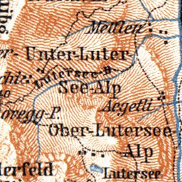 Engelberg and environs Map, 1897 by Waldin | Avenza Maps