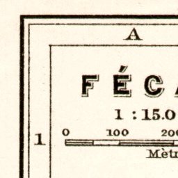 Fécamp city Map, 1909 by Waldin | Avenza Maps
