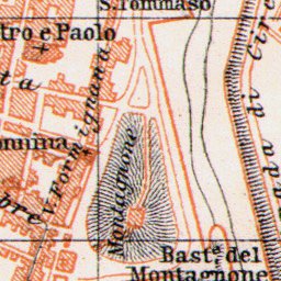 Ferrara city Map, 1908 by Waldin | Avenza Maps