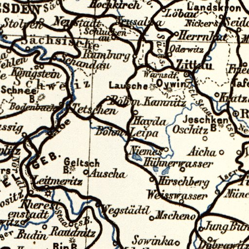 Germany, northeastern regions. General Map, 1887 by Waldin | Avenza Maps