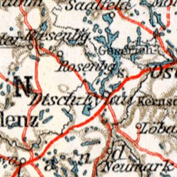 Germany, northeastern regions (including East Prussia). General Map ...