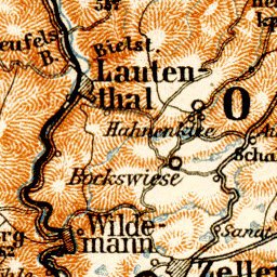 Harz mountains Map, 1906 by Waldin | Avenza Maps