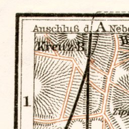 Hirschberg im Schlesien (Jelenia Góra) city Map, 1911 by Waldin ...