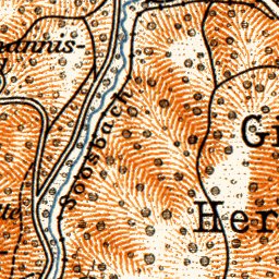 Karlsbad (Karlový Vary) and environs Map, 1913 by Waldin | Avenza Maps