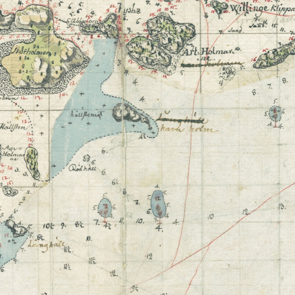 Kuninkaallinen merikartasto 1790-luku: Santahamina. Royal maritime ...