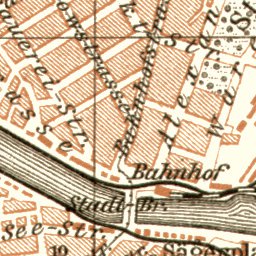 Libau (Liepāja) city Map, 1914 by Waldin | Avenza Maps