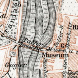 Map of the environs of Bozen/Gries, 1910 by Waldin | Avenza Maps