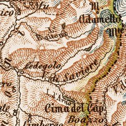 Map of the North Lombardy, 1903 by Waldin | Avenza Maps