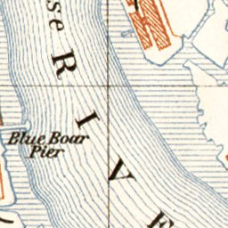 Medway Map: Rochester, Chatham and Strood, 1906 by Waldin | Avenza Maps