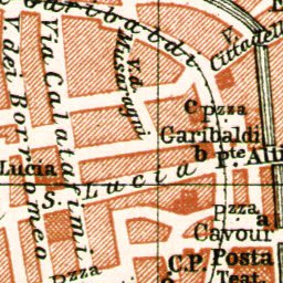 Padua (Padova) city Map, 1908 by Waldin | Avenza Maps