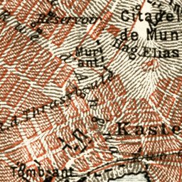 Piraeus (Πειραιάς) city Map, 1908 by Waldin | Avenza Maps