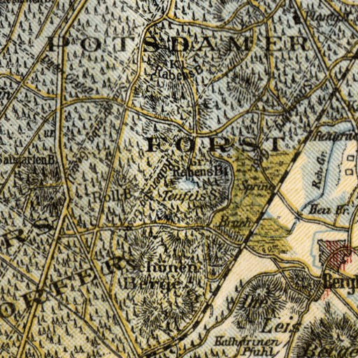 Potsdam environs Map, 1902 by Waldin | Avenza Maps