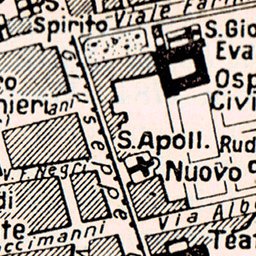 Ravenna city Map, 1929 by Waldin | Avenza Maps