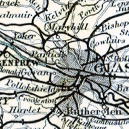 River of Clyde and Firth of Clyde Map, 1909 by Waldin | Avenza Maps