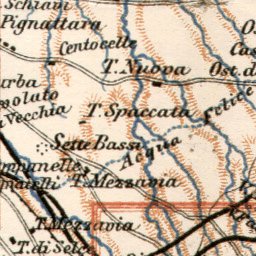 Rome (Roma) and Campagna di Roma Map, 1912 by Waldin | Avenza Maps