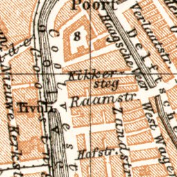 Rotterdam city Map, 1909 by Waldin | Avenza Maps