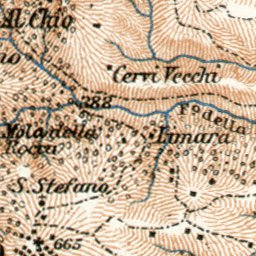 Sabine Hills with Roviano Map, 1909 by Waldin | Avenza Maps
