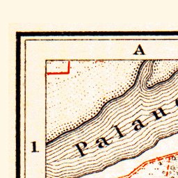 Sagunto city Map, 1899 by Waldin | Avenza Maps