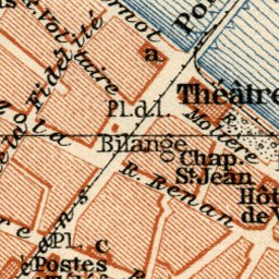 Saumur city Map, 1913 by Waldin | Avenza Maps