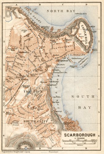 Scarborough city Map, 1906 by Waldin | Avenza Maps