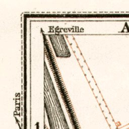 Sens city Map, 1909 by Waldin | Avenza Maps