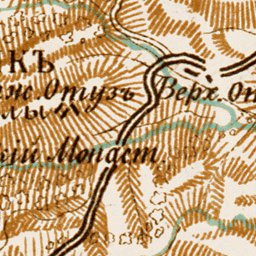 South Crimea: Sudak - Theodosia district Map, 1904 by Waldin | Avenza Maps